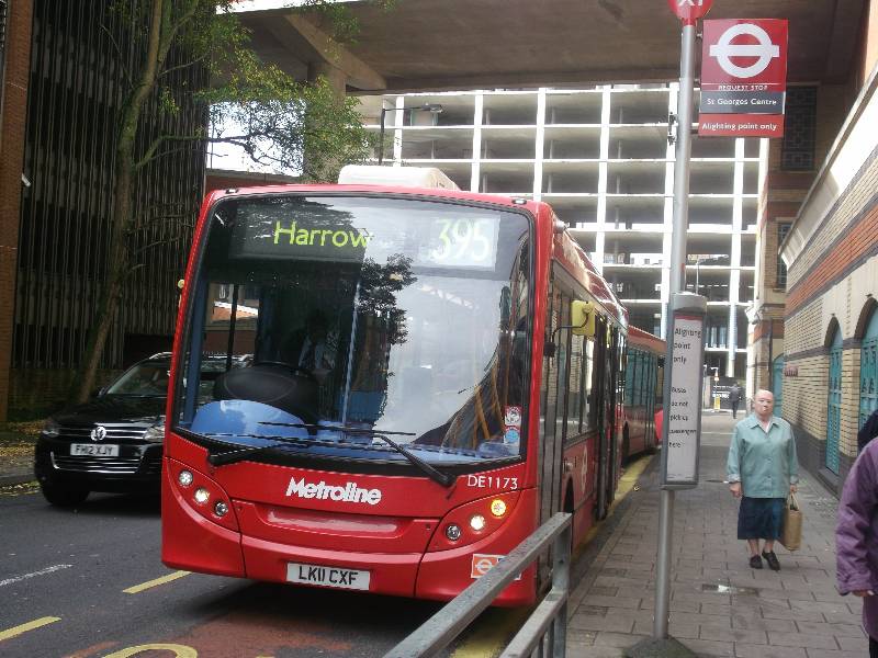 London buses one bus at a time: the return: The Number 395 Route