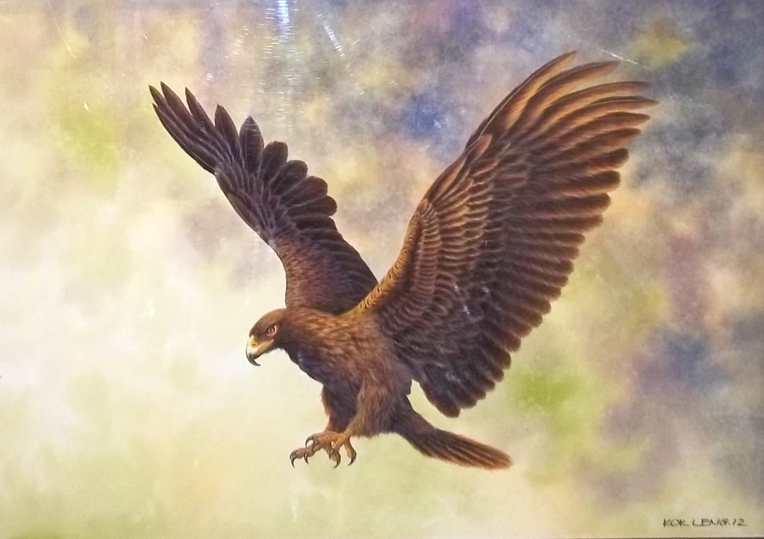 WL FRAMING & ART SDN BHD (960835-D): Strong Eagle by Kok Leng