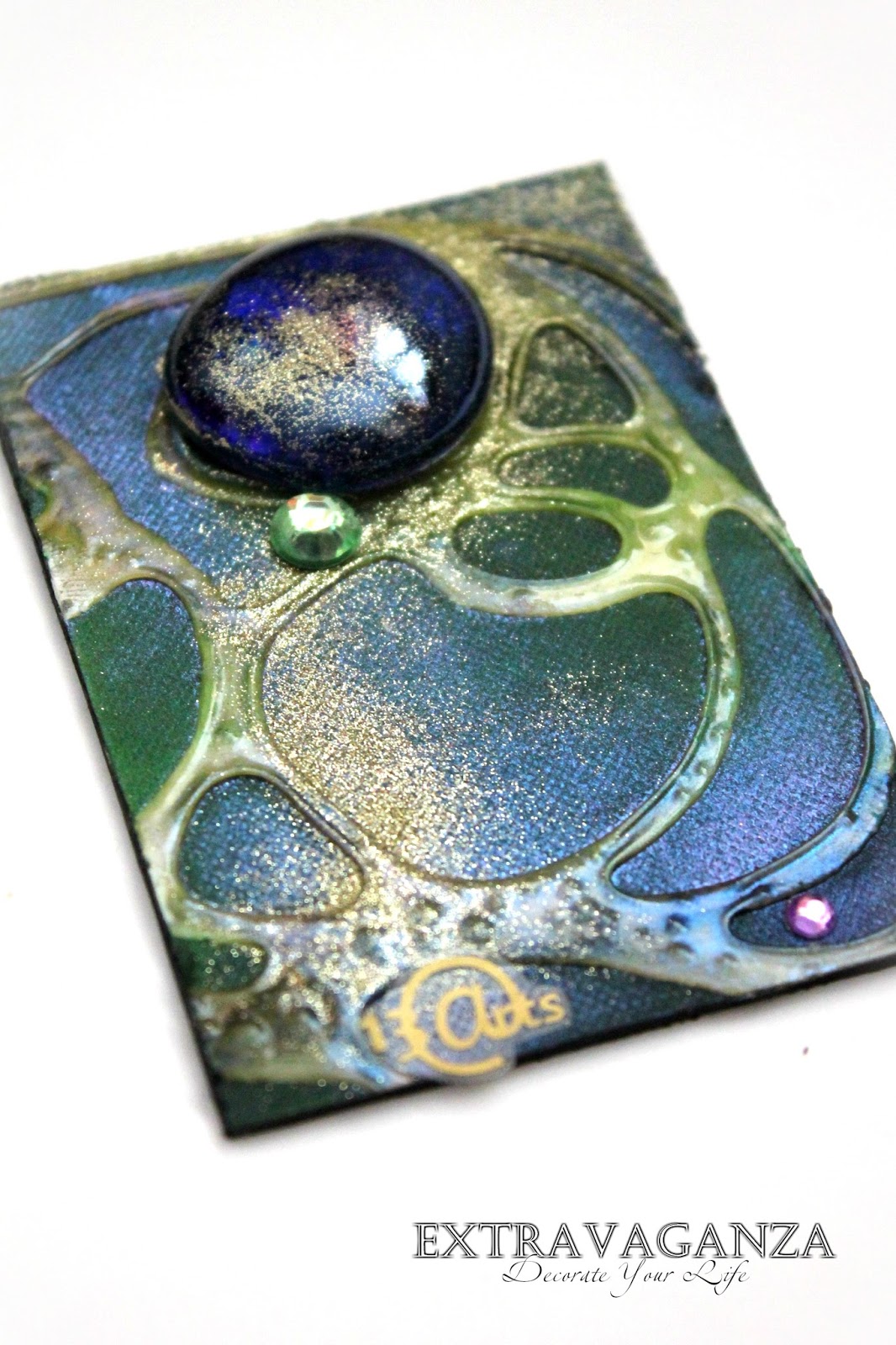 13 arts: Artist Trading Cards "13 textures"