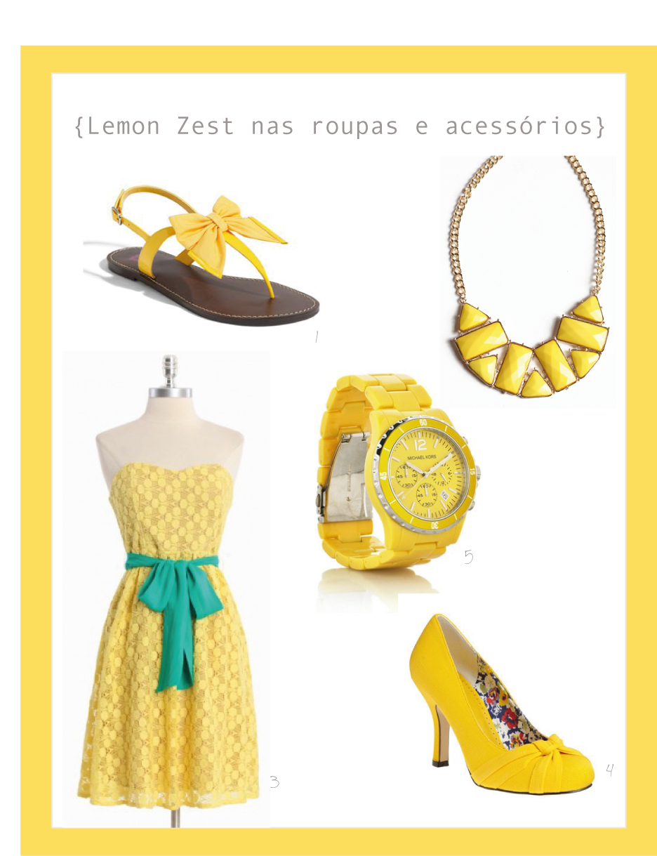 Pink-Limonada: { Pantone Fashion Color: Lemon Zest }