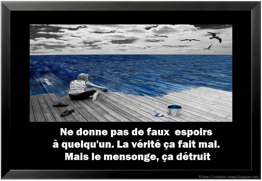 LE MENSONGE - Le blog de Marie V