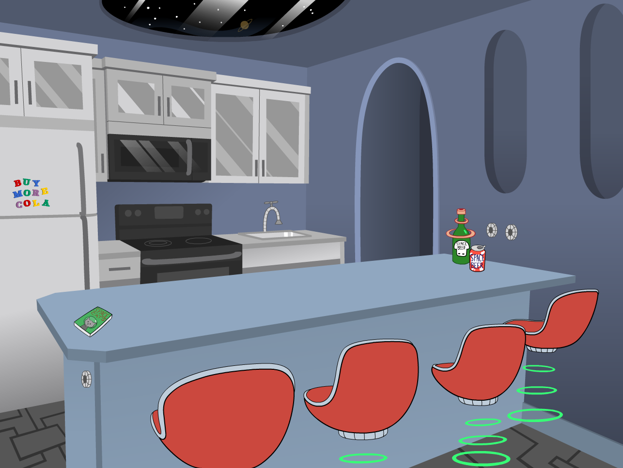 Erik Stensrud: Background Design: Eddsworld kitchen