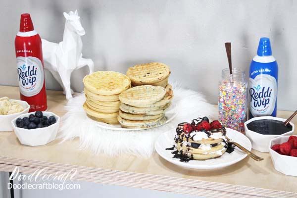Breakfast Waffle Bar with Eggo, Reddi-Wip and Spirit Riding Free on Netflix