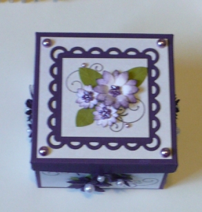 Let's create: Purple Tealight Boxes