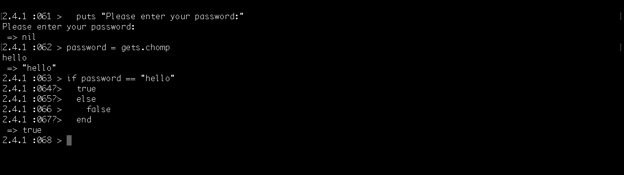 My first writing inspiration: How to get input from the Ruby Console Using Gets and Chomp