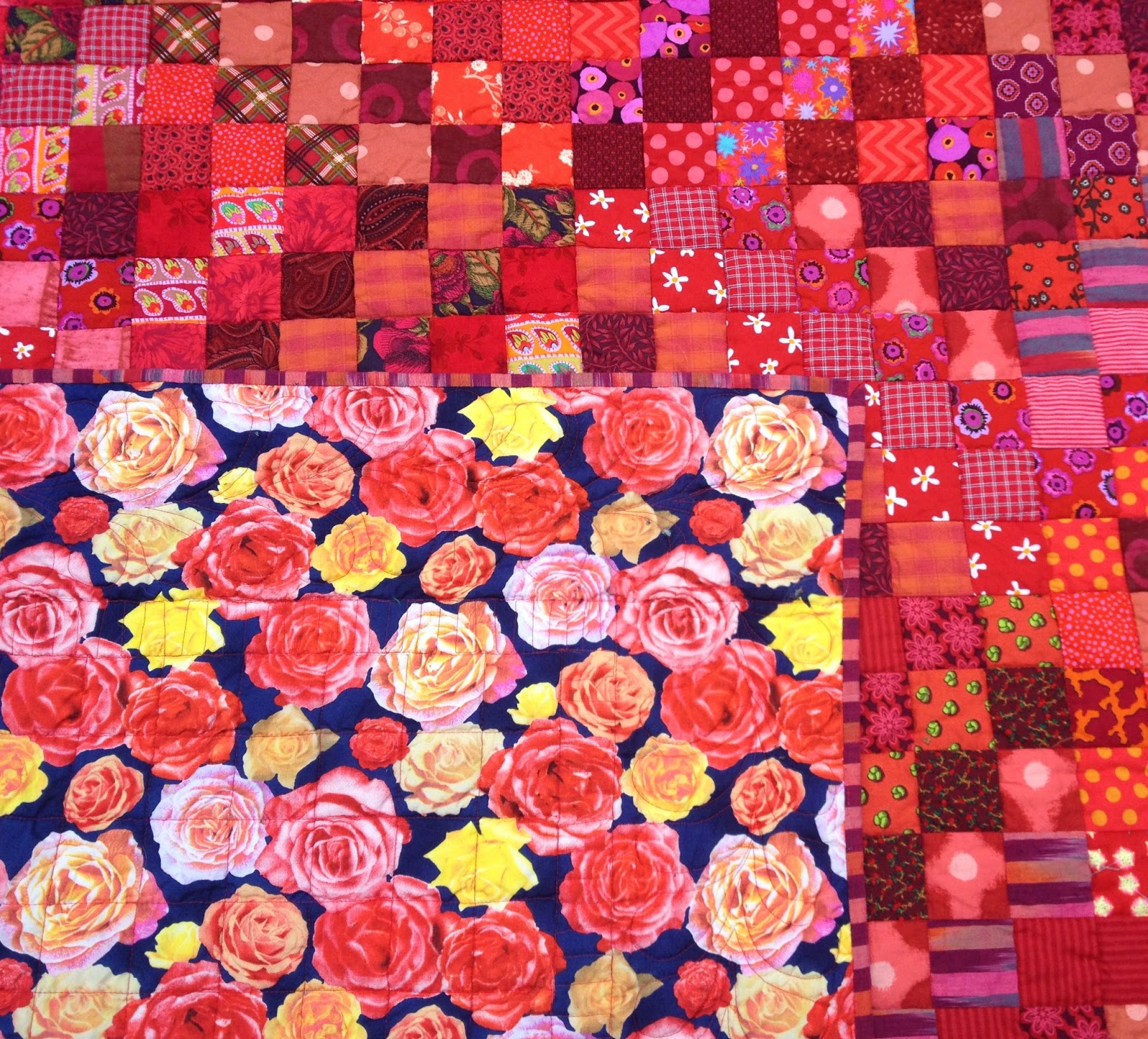 nifty quilts: Red Quilt #8 and Some Fun News!