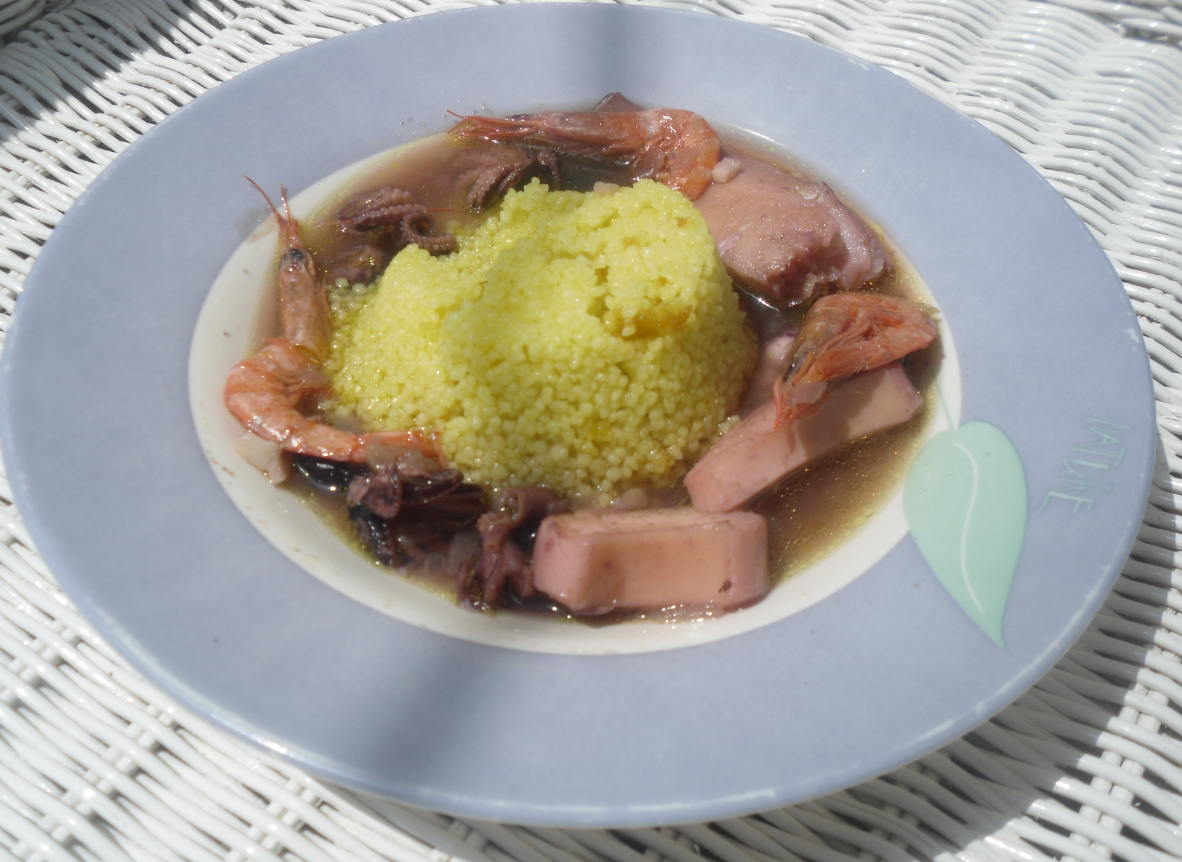 LA COCINA PLURAL: CUSCÚS AL RAS EL HANOUT CON MARISCO