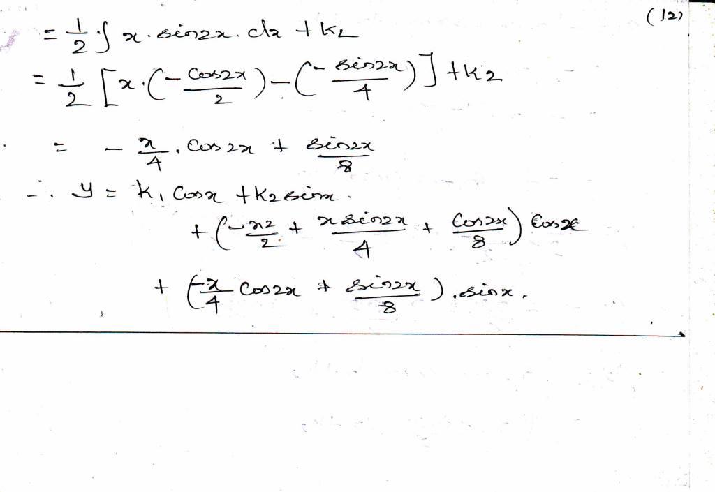 Tpgit Mathematics Method Of Variation Of Parameters