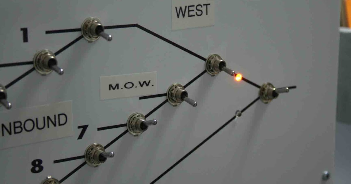 Southern Pacific Cascade Line: SWITCH DIRECTION INDICATION