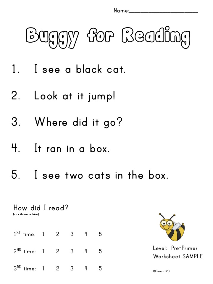 New addition to Buggy for Reading | Teach123