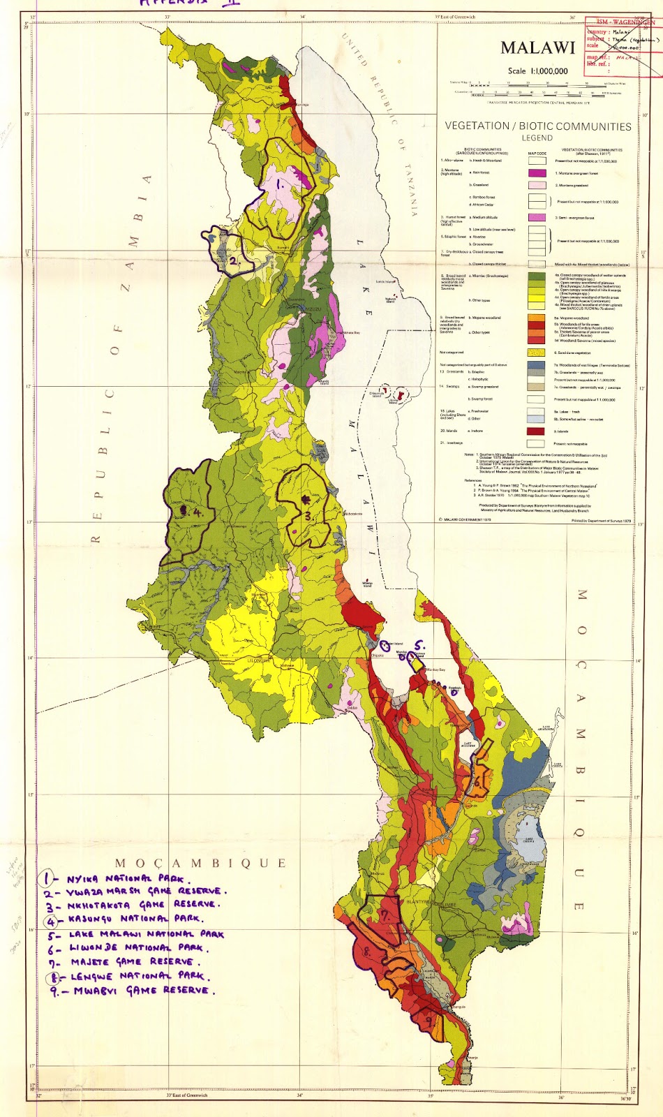 MALAWI - GEOGRAPHICAL MAPS OF MALAWI