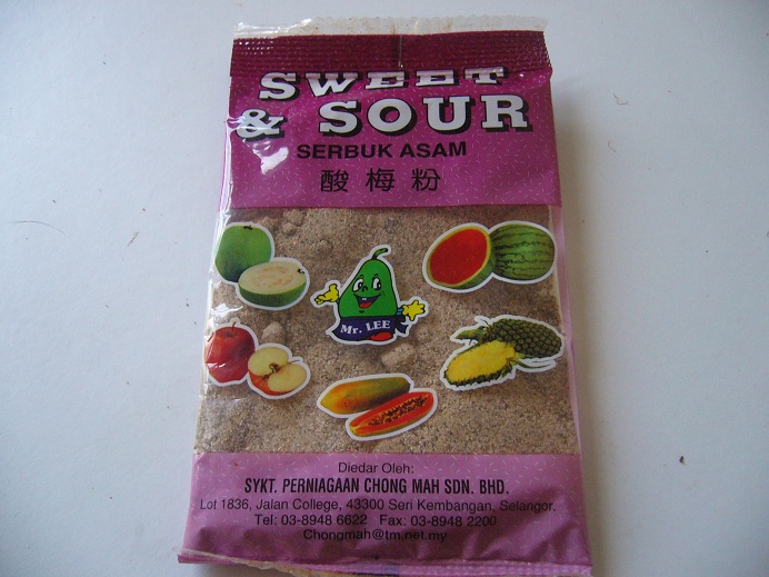 Inge 茵格: Sweet and sour powder to have with fruit.