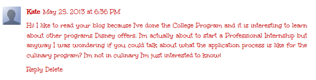 Pixie Dust and Pastries: Q & A: The Disney Culinary Program Application ...