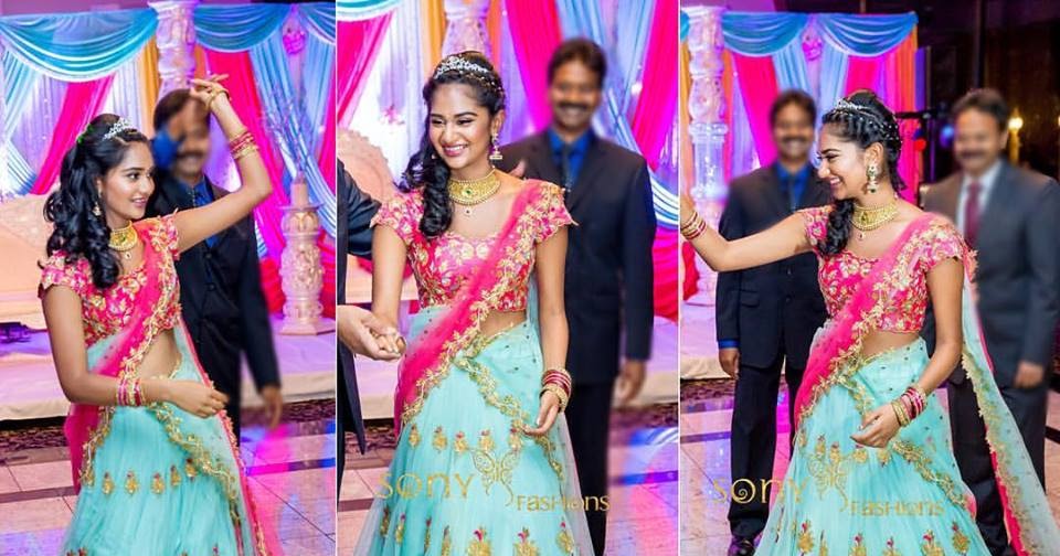 Gorgeous Girl in Sony Reddy - Saree Blouse Patterns