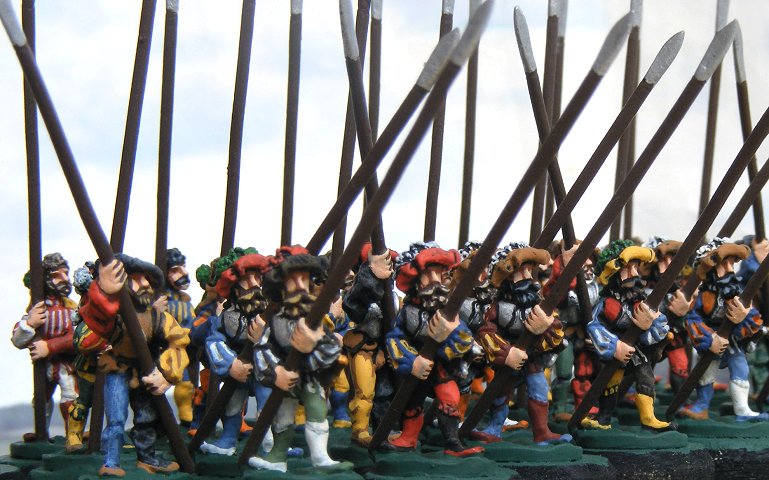 Miniature Soldiers: Landsknecht pikemen