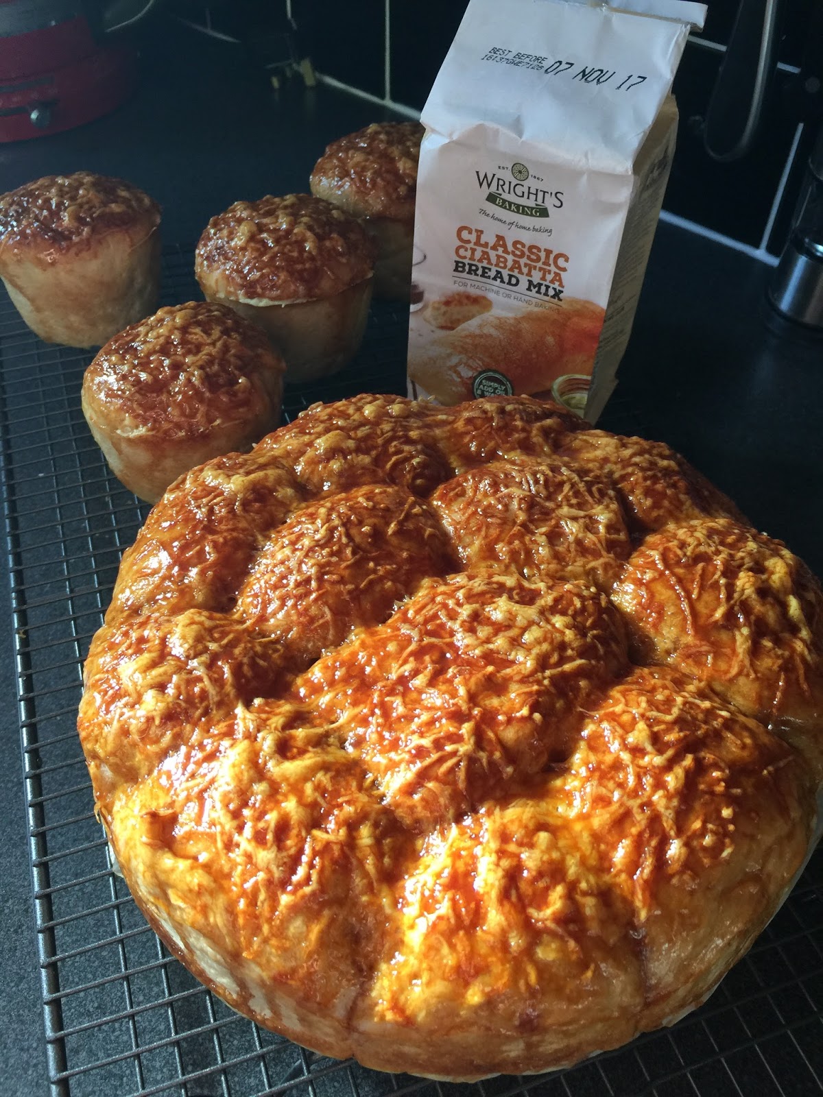 A cup of tea and a slice of cake...: Marmite glazed cheese tear and ...