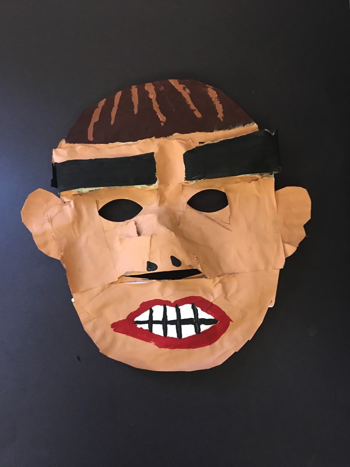 The Colorful Art Teacher: 8th Grade Historic Skit Masks