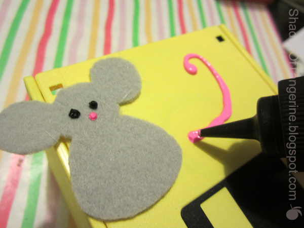 Shades Of Tangerine: Computer Mouse Box (DIY)