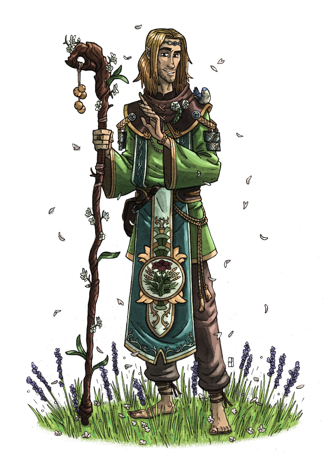 The Art of M. S. Corley: Clerical Elf