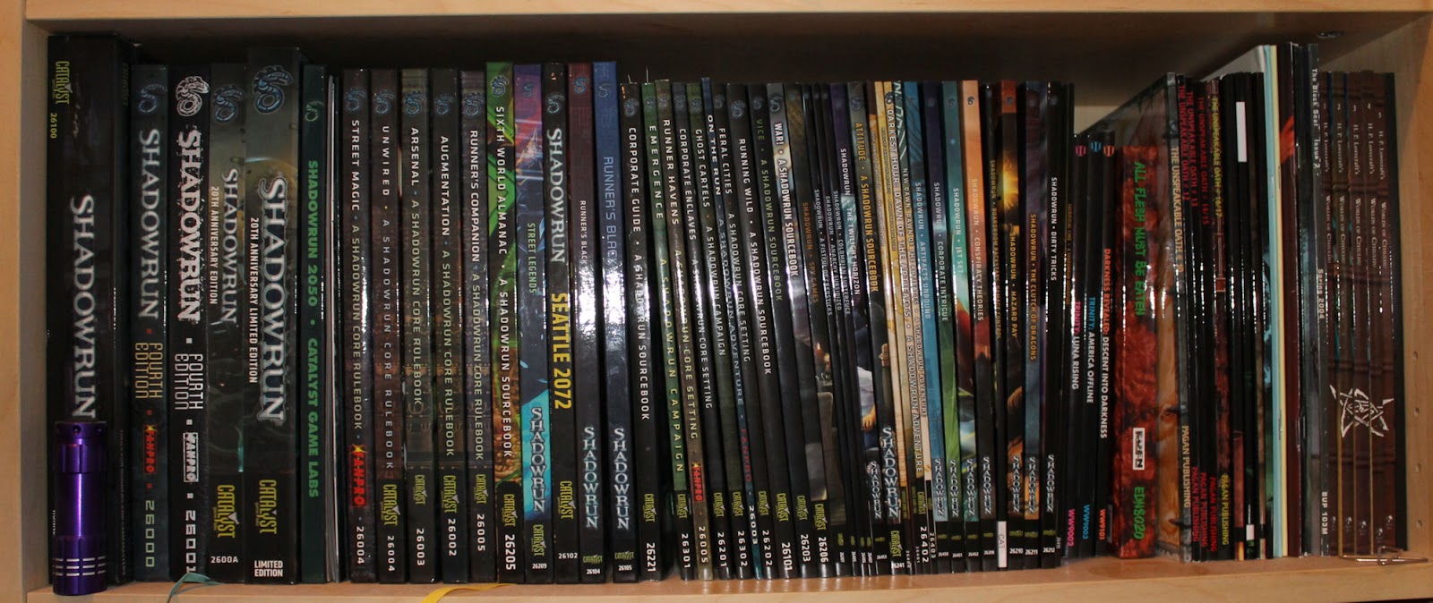 Second Left RPG: My RPG Collection: Shelves 3 & 4