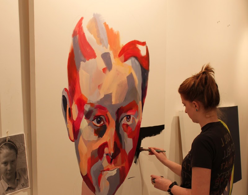 Ode Street Tribune: Amy Hughes Braden paints tweens at Artisphere