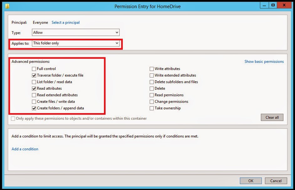 IT User Guides: Server 2012 R2 - GPO - Folder redirection with Local Sync