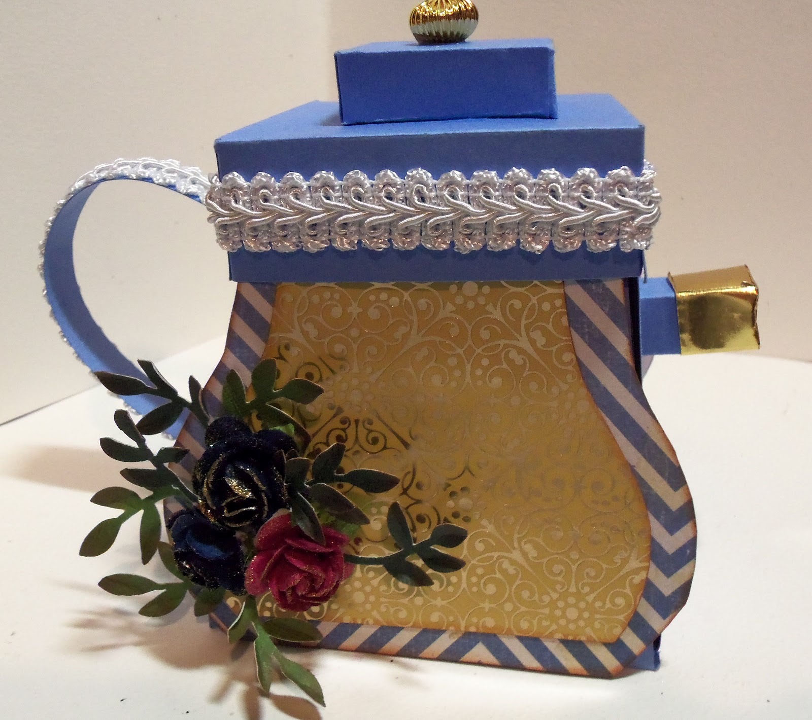 Kathy's Double K Krafts: Tea Pot Exploding Box