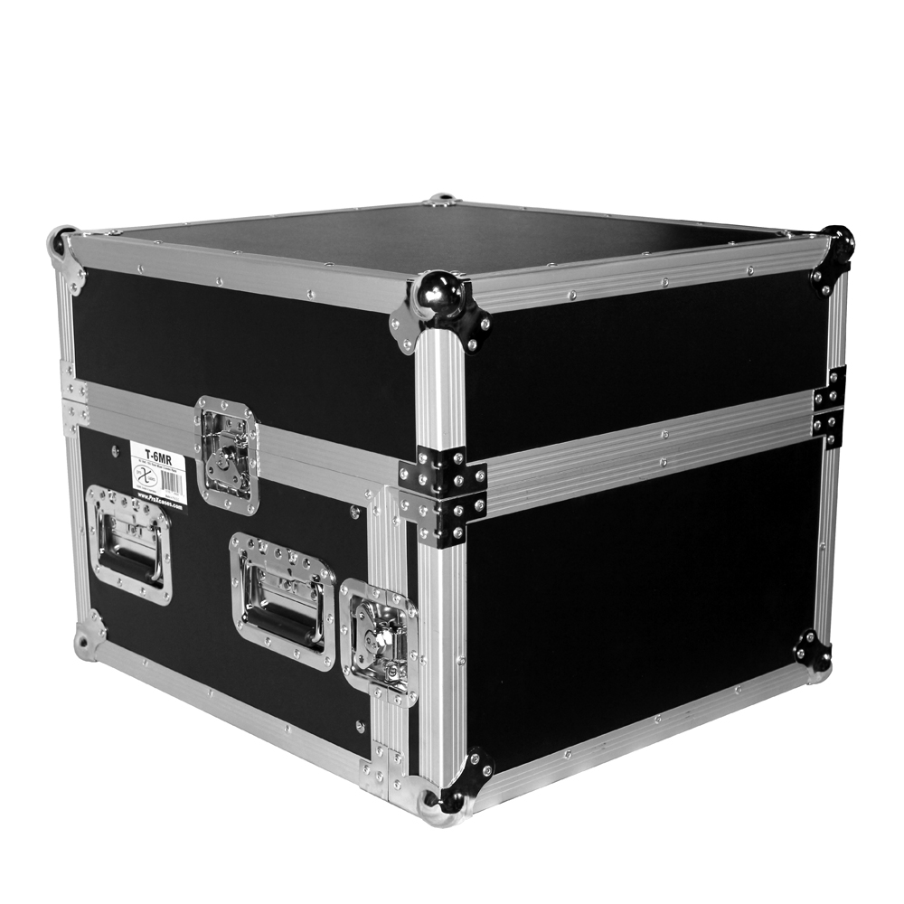 Pro X Cases: 6 Space Amp Rack 10 Slanted Top 6U 10U Mixer DJ Combo Rack ...
