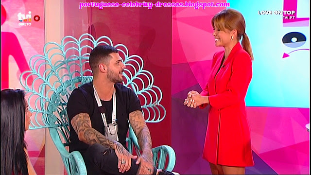 PORTUGUESE CELEBRITY DRESSES: ISABEL SILVA - "GALA LOVE ON TOP" - 25-3-2017