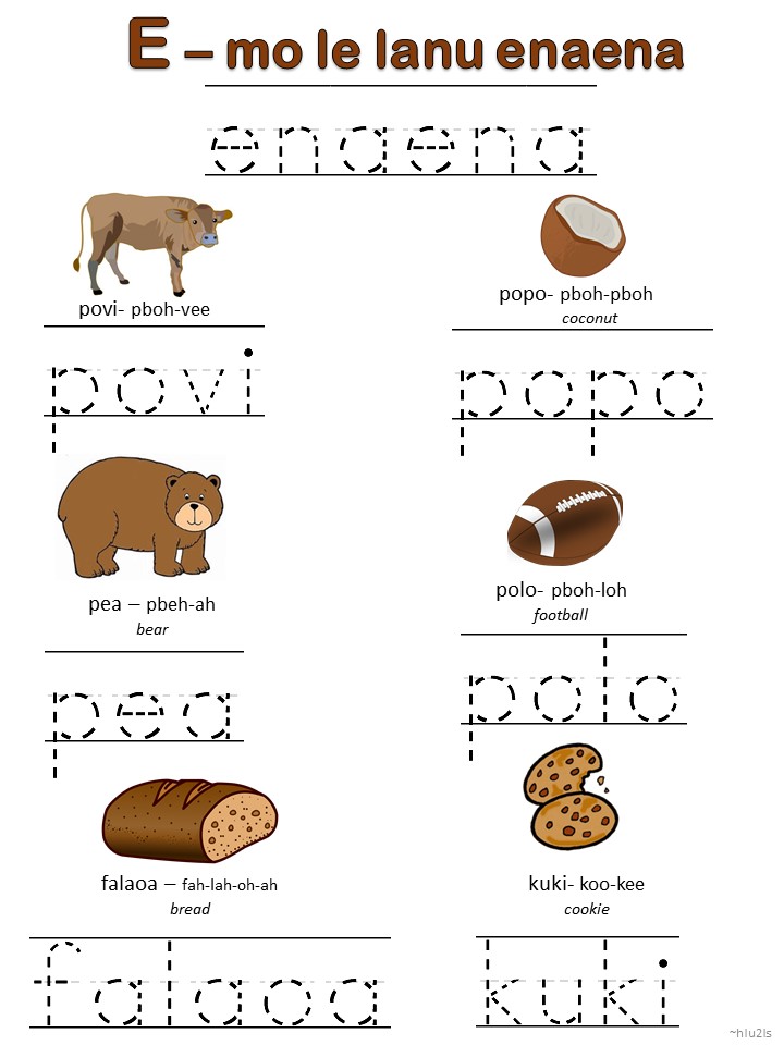 Samoan for Kids: Samoan Colors 🖍