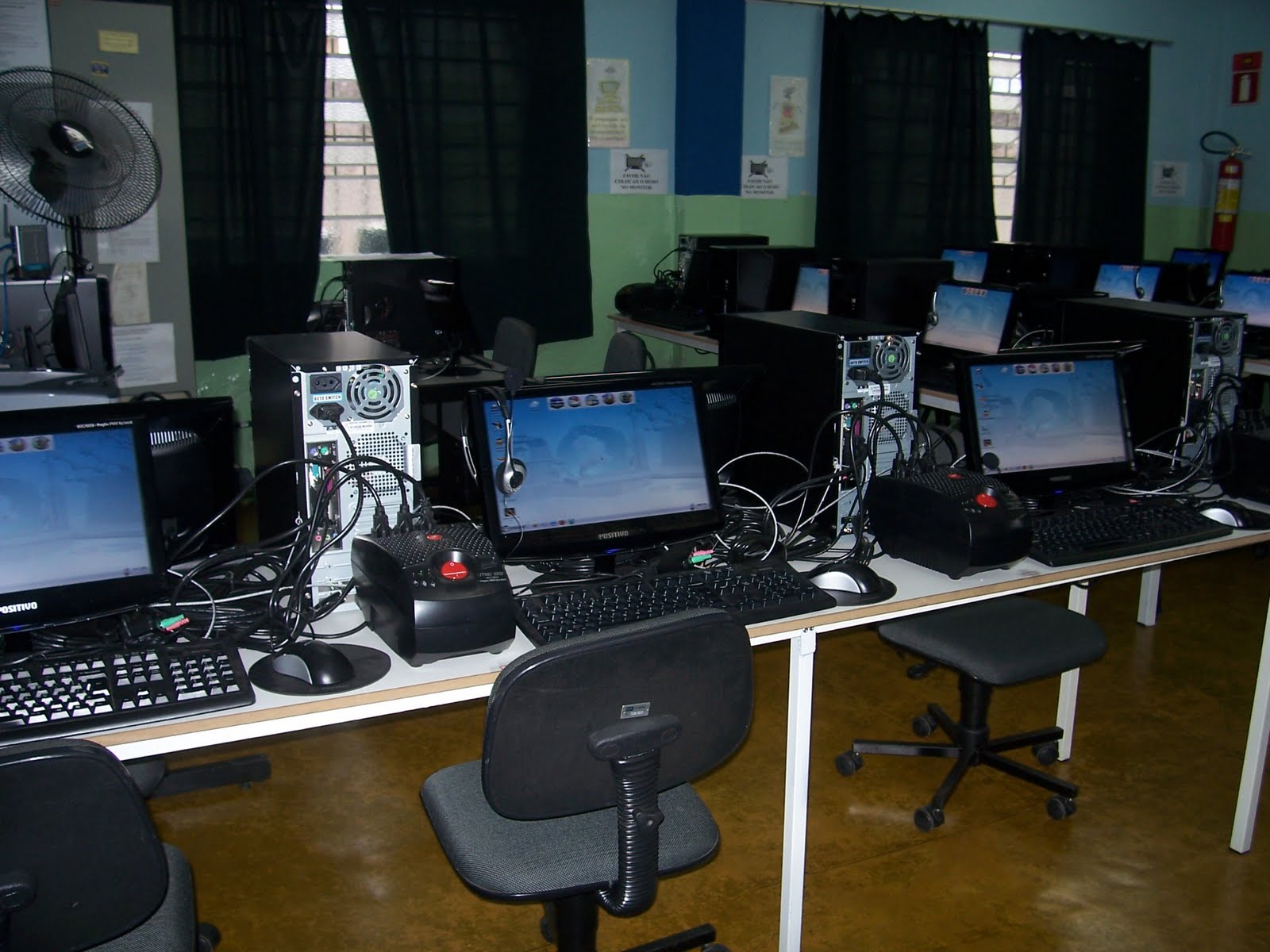 Educamos, logo @gimos...: Nova Sala de Informática