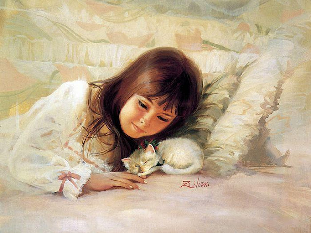 Beautiful Childhood Paintings by Donald Zolan