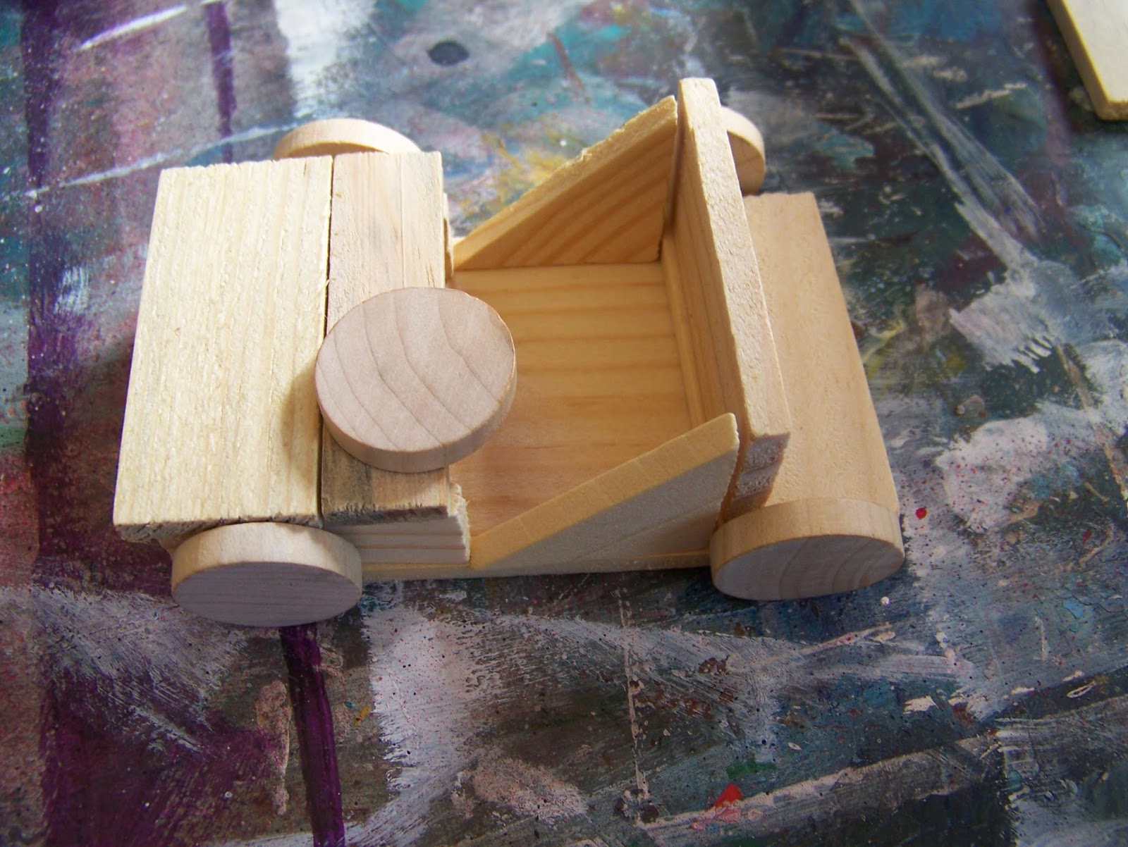 A Pretty Talent Blog: School Holiday Project 38: Making A Wooden Car