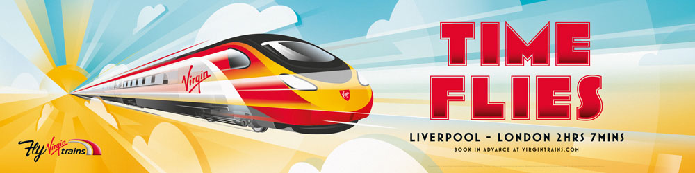 Virgin Trains launches a vintage inspired print ad campaign, "Fly ...