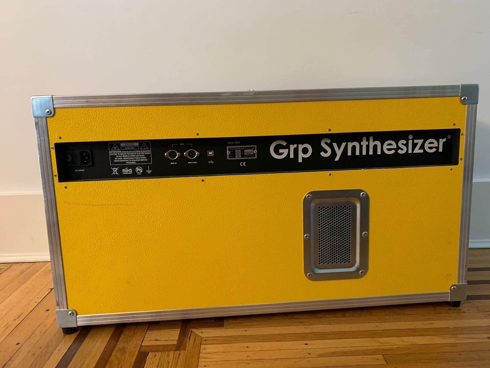 MATRIXSYNTH: GRP A4 Analog Synthesizer in Built-in Yellow Travel Case