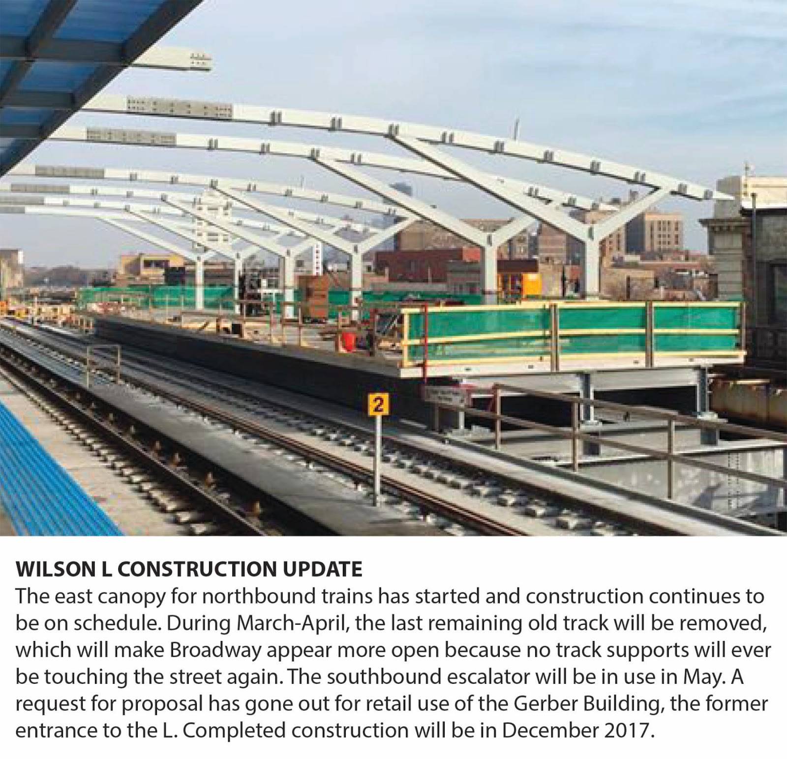 Uptown Update: Next Phase Of CTA Construction: Track Supports Leave ...