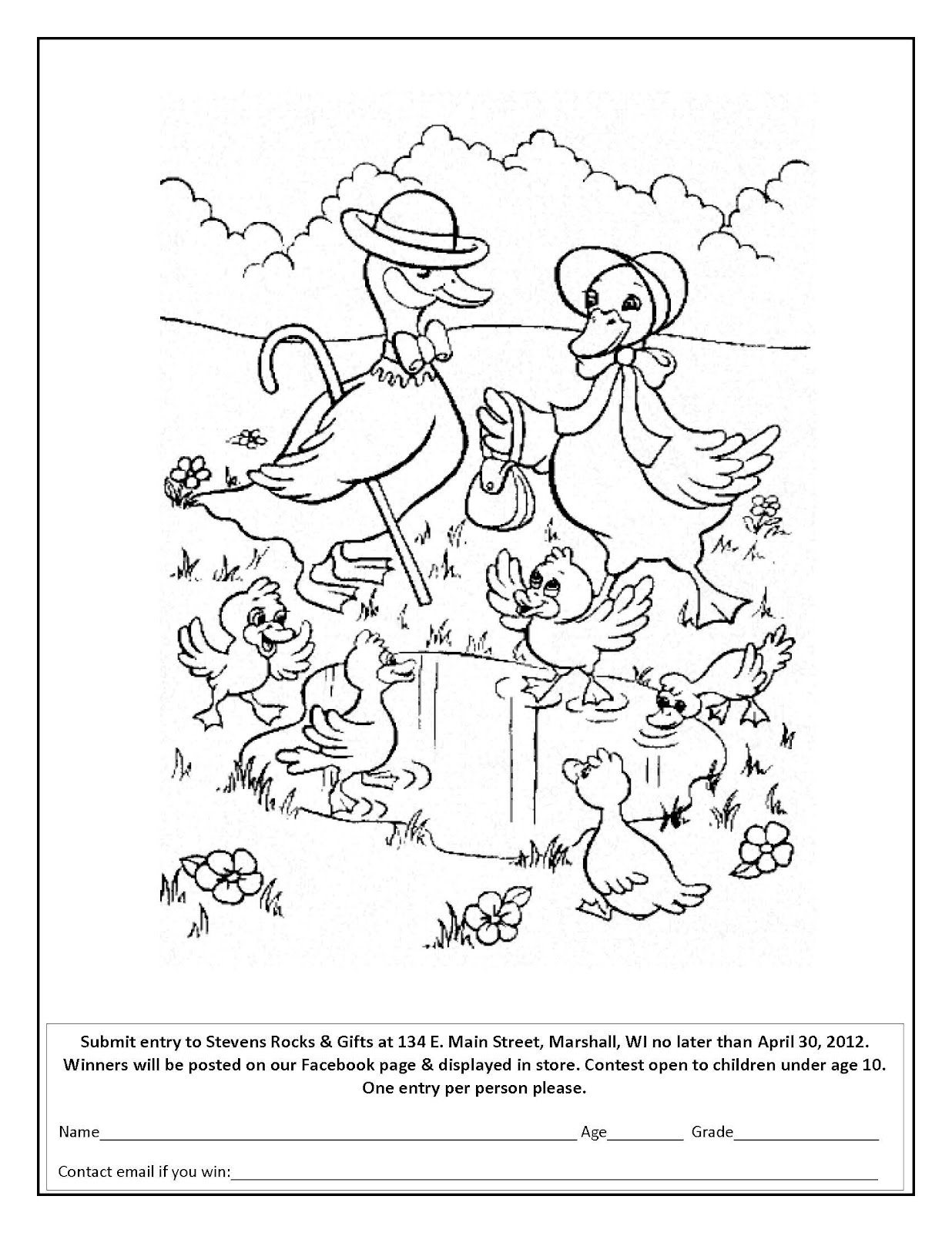 Stevens Rocks and Gifts - Rock Shop Near Madison, WI: Spring Coloring ...