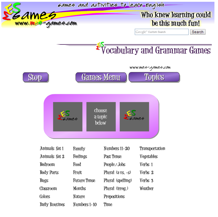 Owl English Teaching Stuff: MES Games: Past Tense Review Games