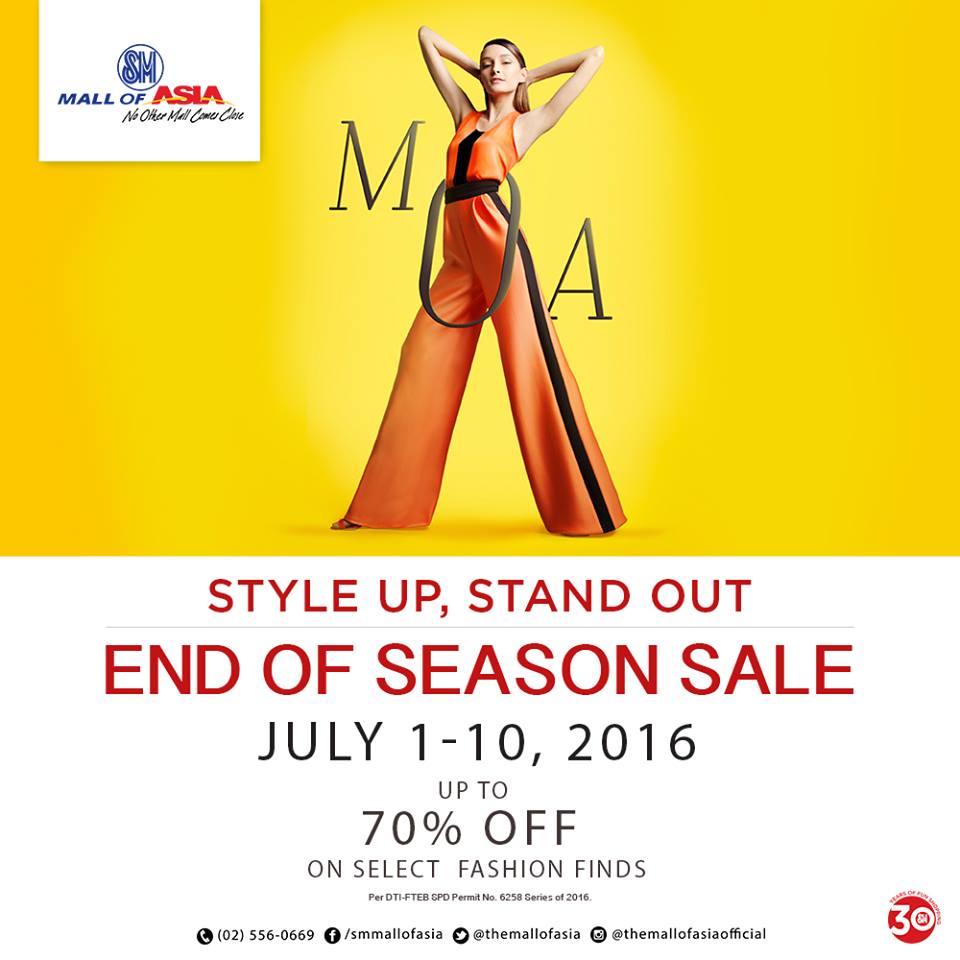 Manila Shopper: SM Malls End of Season SALE: July 2016