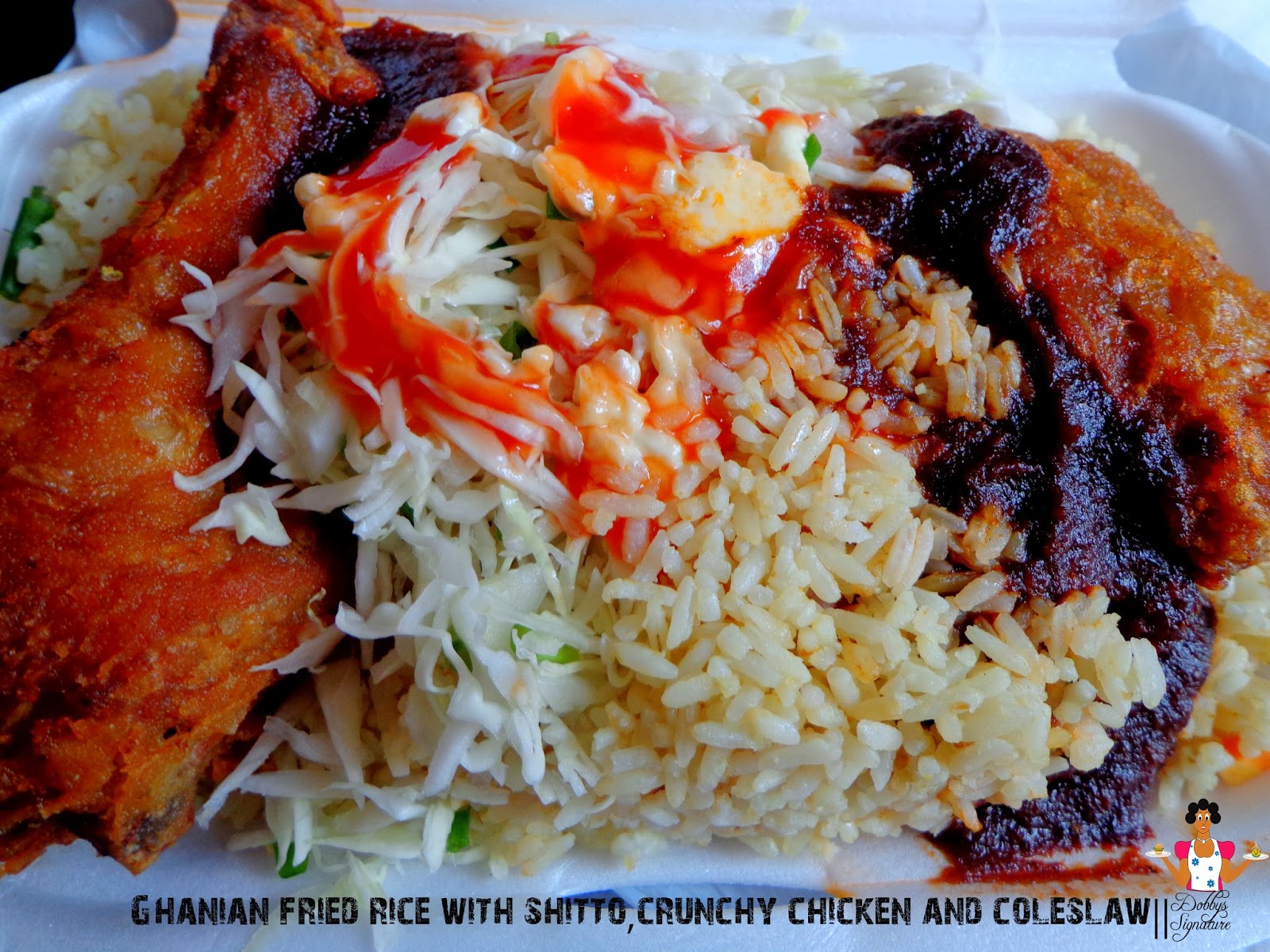 Check Check Fried rice with Shitto, Crunchy Chicken & Coleslaw – Dobby ...