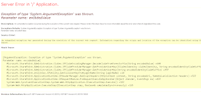 Open Source Sharepoint: System.ArgumentException when you create SharePoint 2013 Claims Based Site