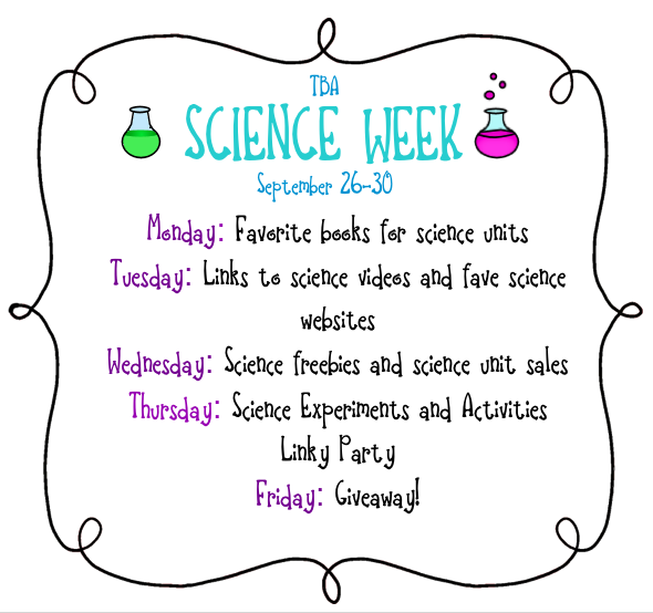 1st Grade with Miss Snowden: I'm Back and It's Science Week!!!