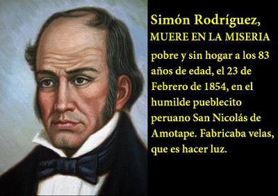 Simón Rodríguez: Muerte