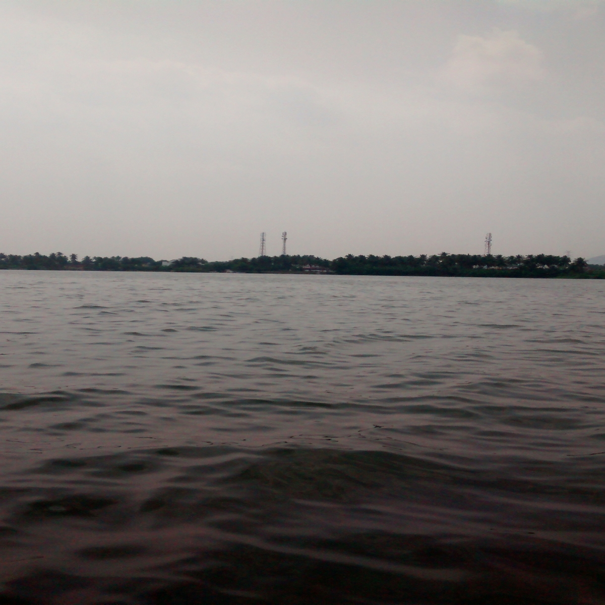 the river along poolampatti village