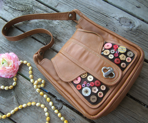 Shades Of Tangerine: Embellished Button Purse (DIY) ~ With ...