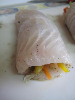 Cooking in the Desert: Rolled Fish Fillet
