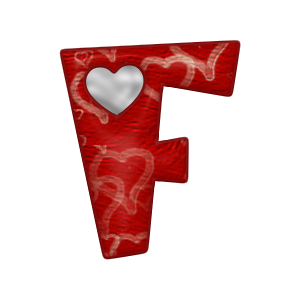 Luces Y Textos Png: Letras de corazones