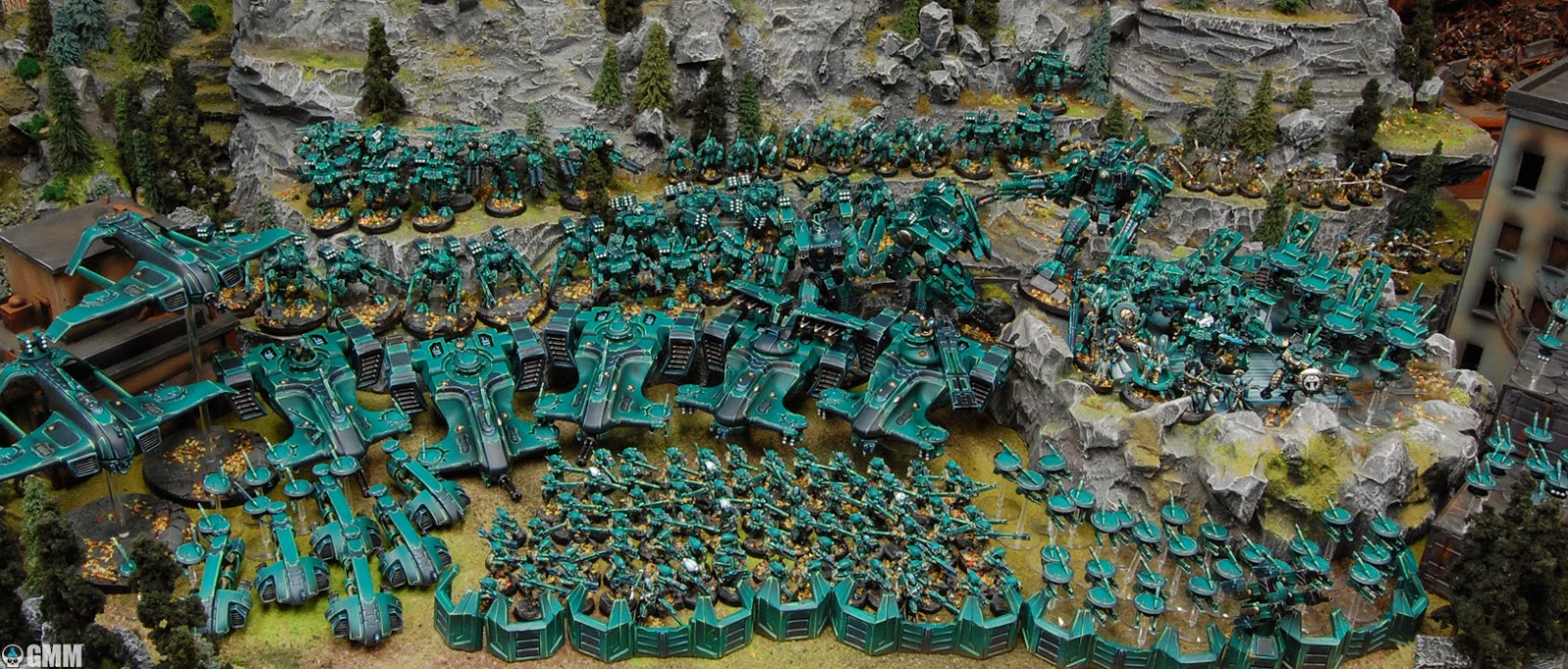 GMM Studios: Fresh Paint Showcase - Huge N'dras Sept Tau Army