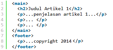 Bang Ezha Sharing: Tutorial Belajar HTML5 Part 6: Cara Membuat Struktur ...