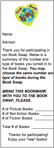 DCG Middle School Library: 1st Annual MS Book Swap